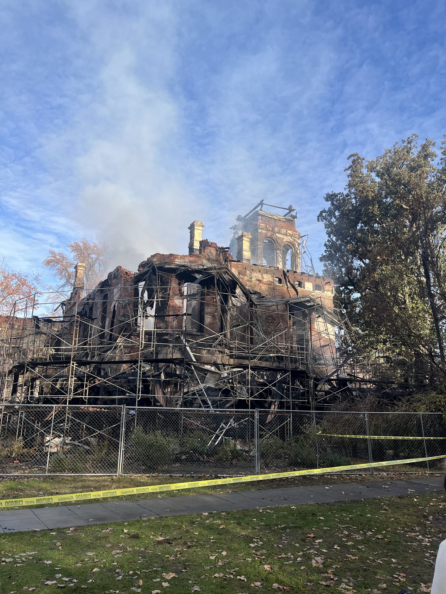 Bidwell Mansion destroyed by morning fire - ChicoSol News