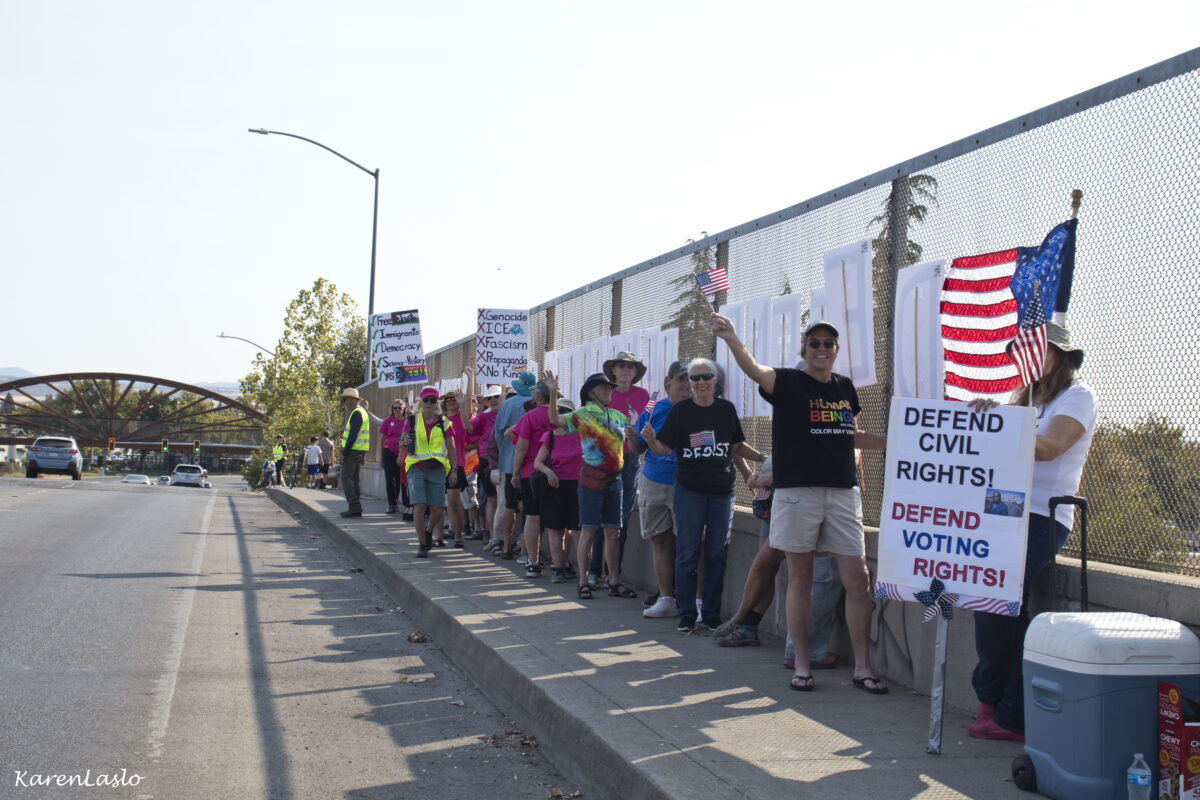 Chico demonstrators join nationwide Labor Day protests - ChicoSol News