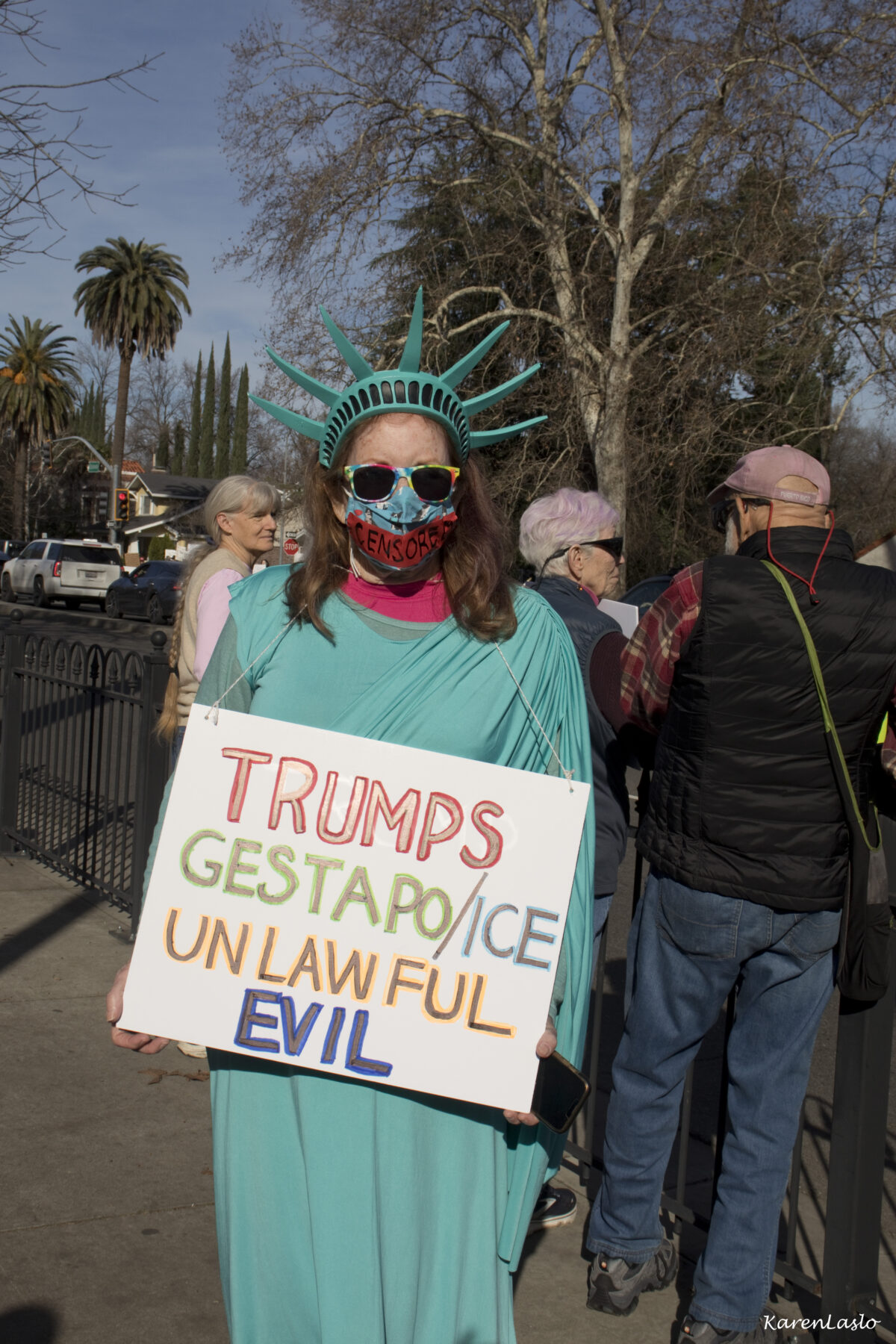 Chico joins nationwide "ICE Out for Good" protests - ChicoSol News